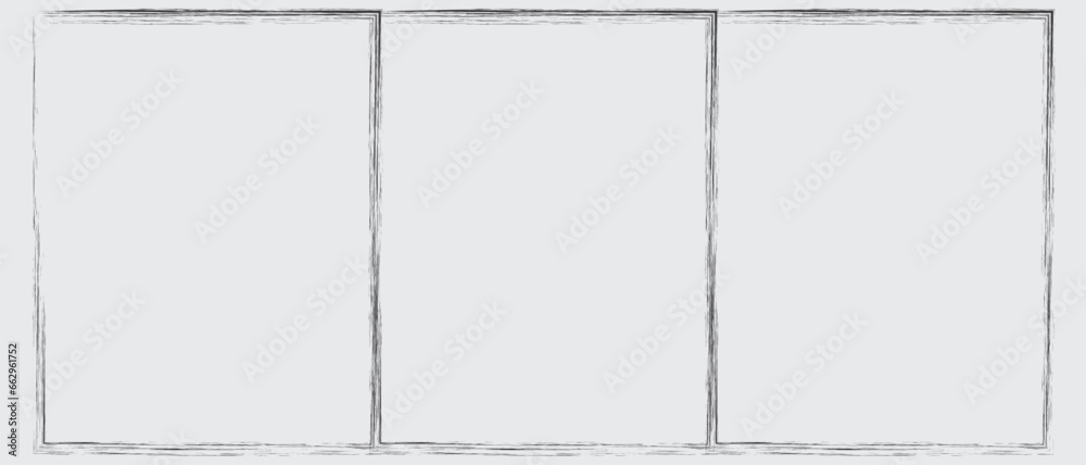 Worn edges album cover with torn edges for vinyl, cd or paper poster ...