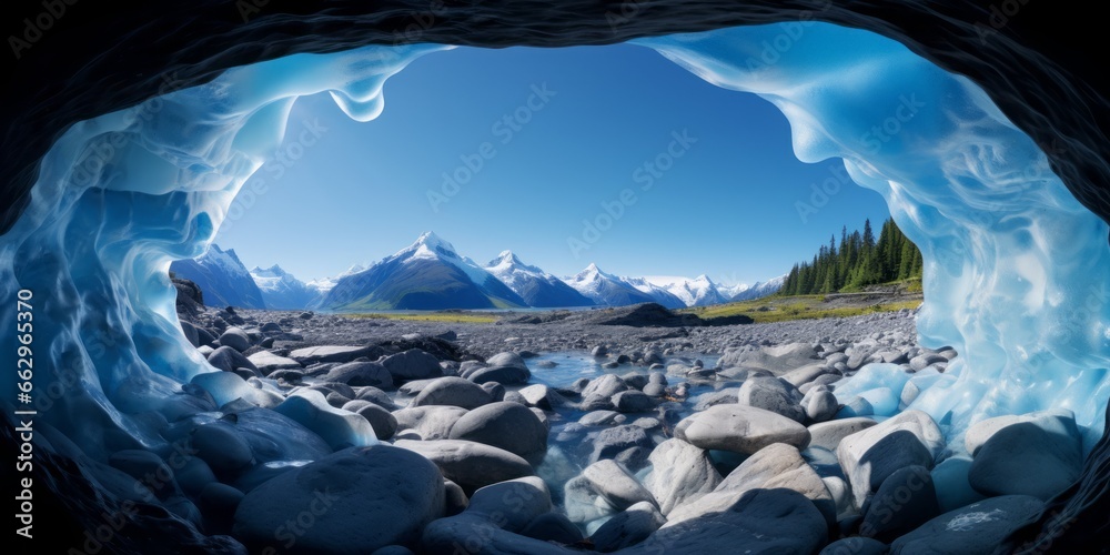 Window to Climate Change: A View of Melting Glacial Scenery from Inside ...