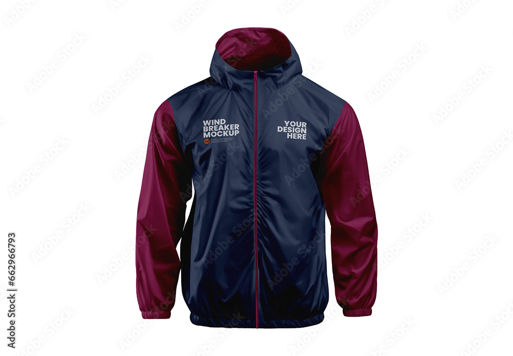 Windbreaker Jacket Stock Template | Adobe Stock