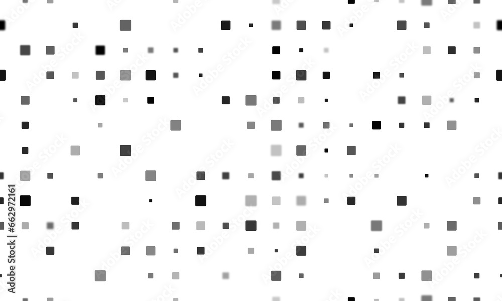 Seamless background pattern of evenly spaced black rounded square ...