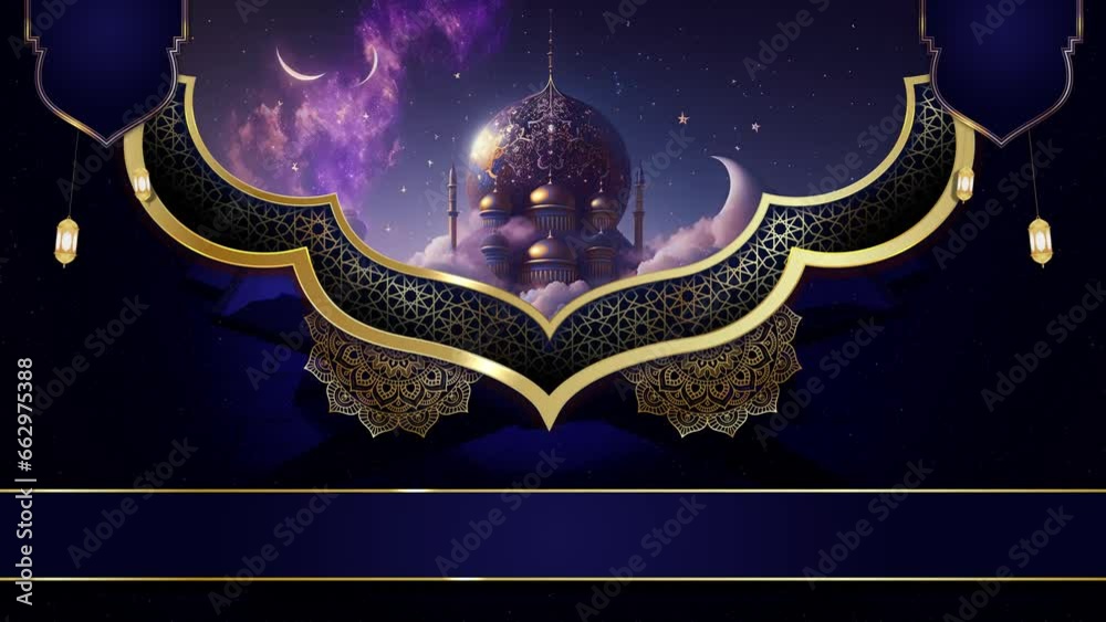 islamic background , muslim mosque , islamic design video wallpaper, 4K ...