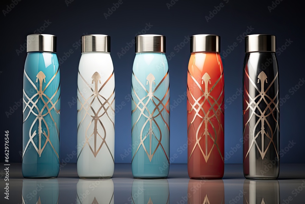 Simple and Sleek Water Bottles for Hydration Awareness: Designing ...
