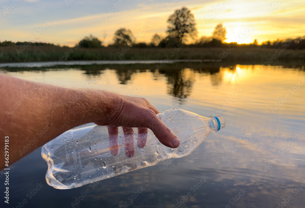 Marine plastic pollution from human activities at coastlines. Plastic ...
