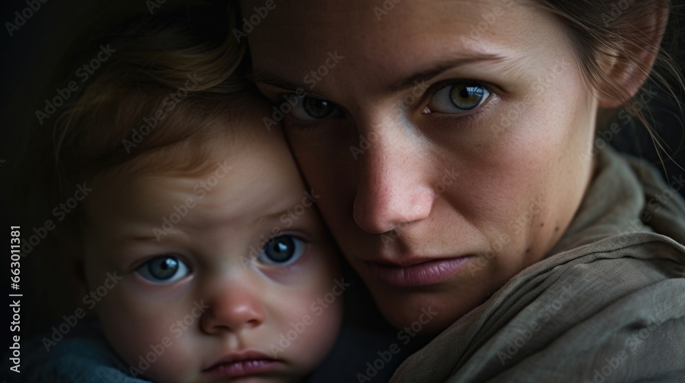A stayathome mom who suffers from postpartum psychosis, a severe form ...