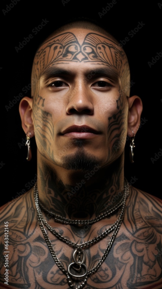 Next, we have a tattoo artist with a courageous and rebellious spirit ...