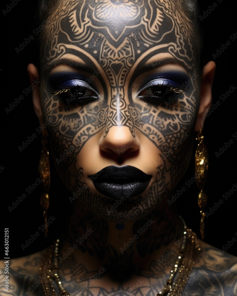 We Also Have A Heavily Tattooed And Pierced The Her Body Serves As A Reflection Of Her