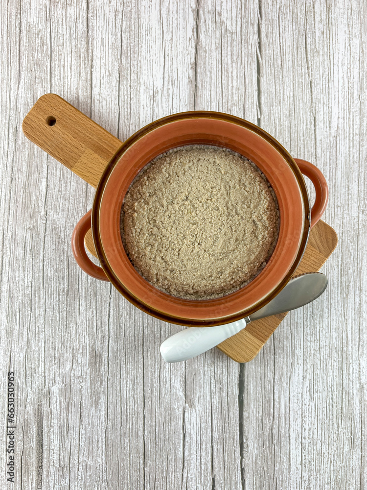 Fotografia do Stock: cretons: pork spread containing onions and spices ...