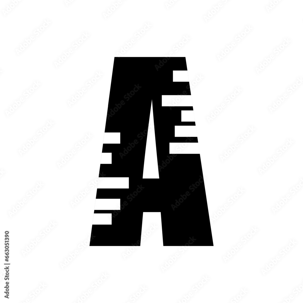 A, letra A, letras, vector, vector de letra A, Mayúscula, diseño de ...