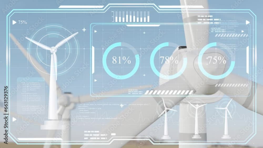 HUD Display Data. Infographic high tech screen with business data chart ...