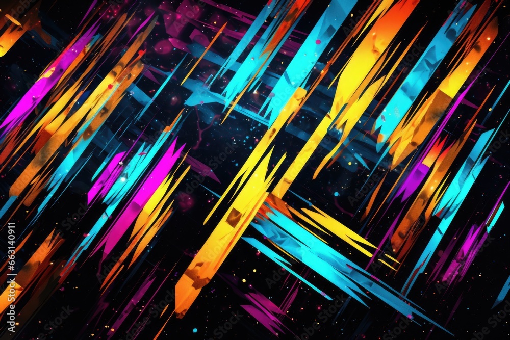 Abstract neon colors background Stock Illustration | Adobe Stock