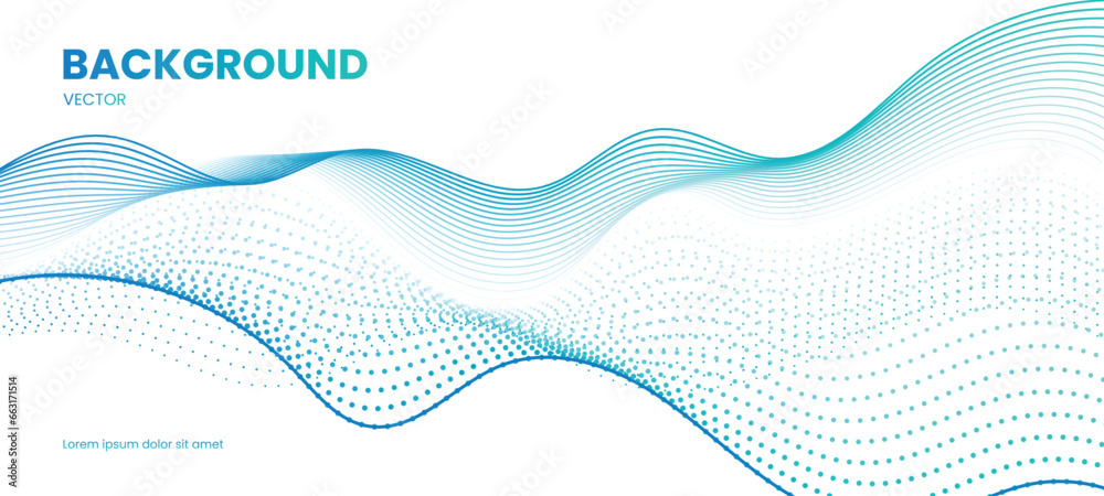 Vector 3d Echo Audio Wavefrom Spectrum Abstract Music Waves Oscillation Graph Futuristic Sound