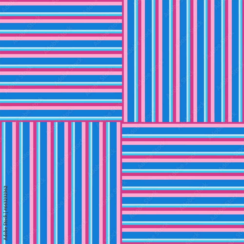 Striped pattern. Pink, blue texture Seamless stripes. simple parallel ...