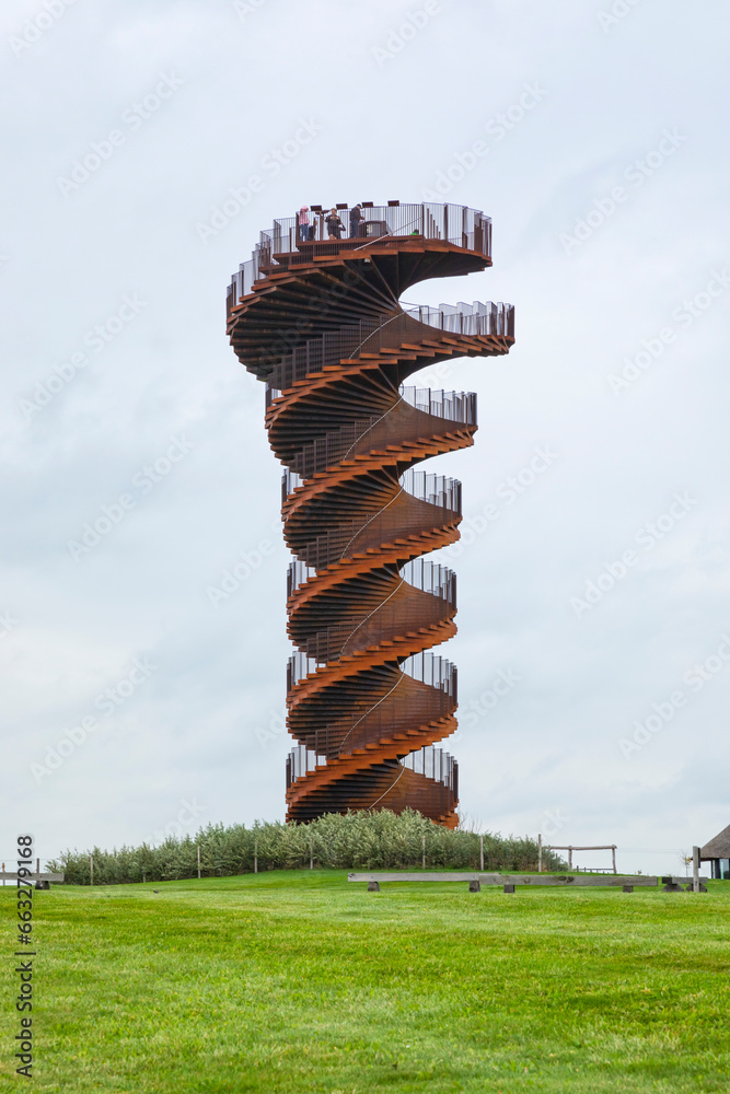 Marsk tower lookout by BIG Bjarke Ingels Group architects at Skærbek ...