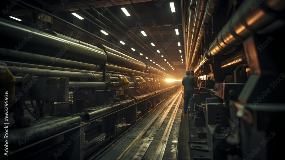 Rocket artillery ammunition industrial manufacturing process. Fast and ...