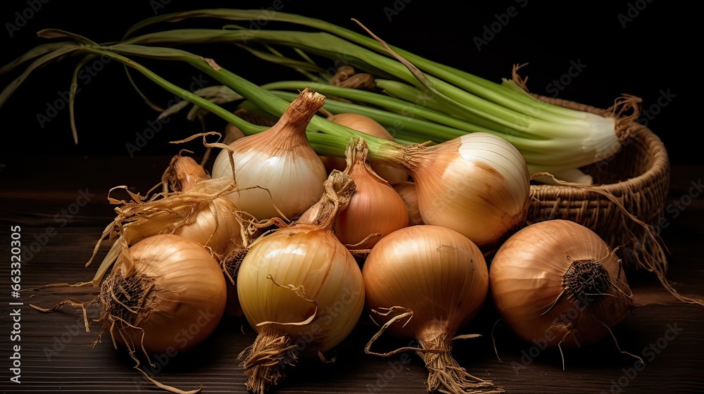 Fresh, earthy brown onions with their papery skins are a fundamental ...