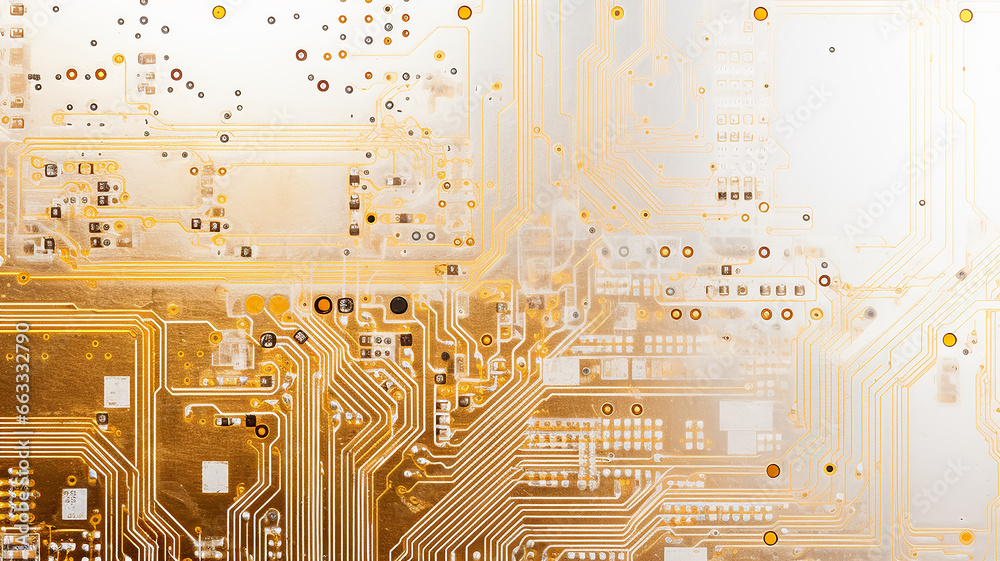 gold chip, background computer chip metal gold texture surface of ...