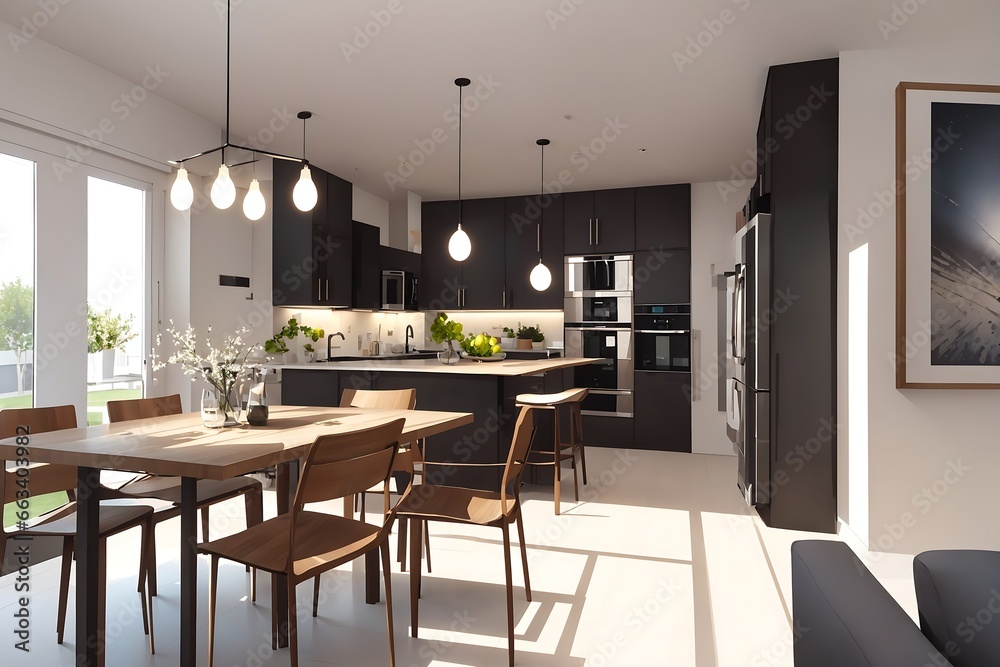 Experience "Open Concept Dining" with an integrated space where dining ...