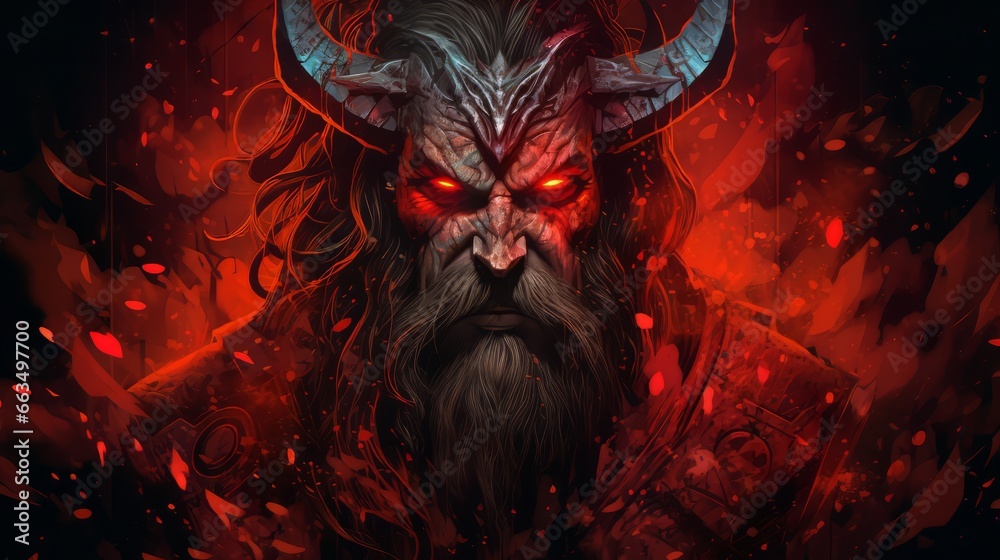 Ragnarok - God of the apocalypse from the norse mythology and twilight ...