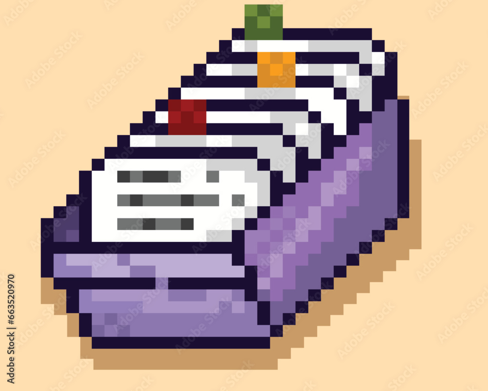 Vetor de Document organizer, pixel art office items, Pixelart editable ...