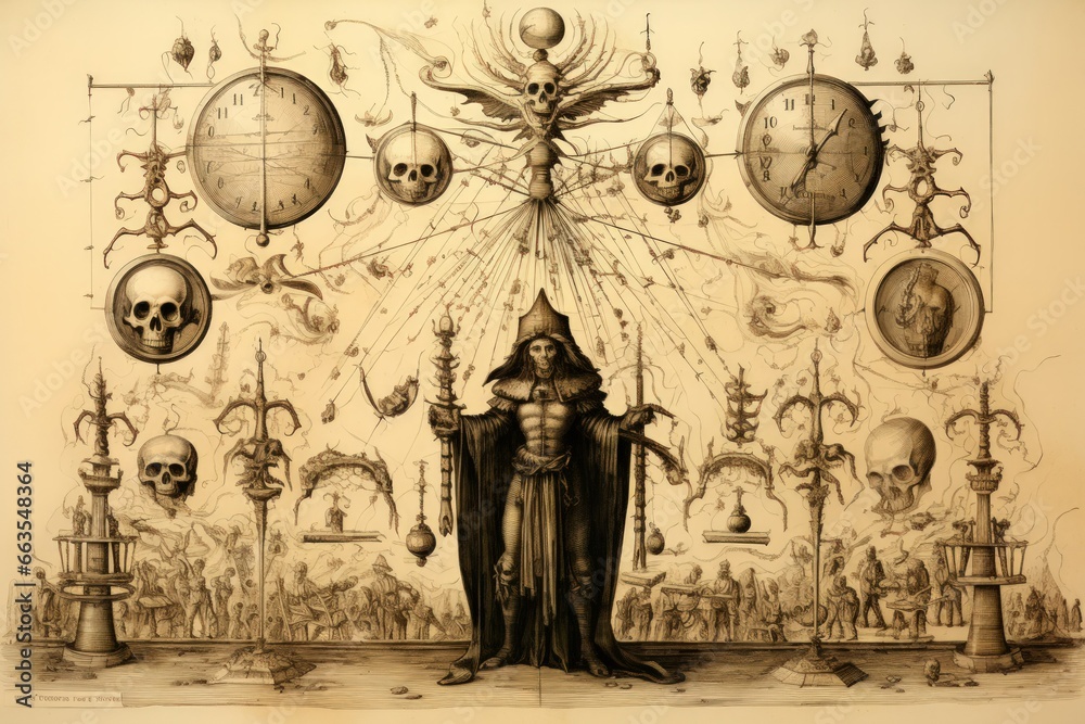 Cursed amulets of forgotten sorcery, imbued with ancient spells and ...