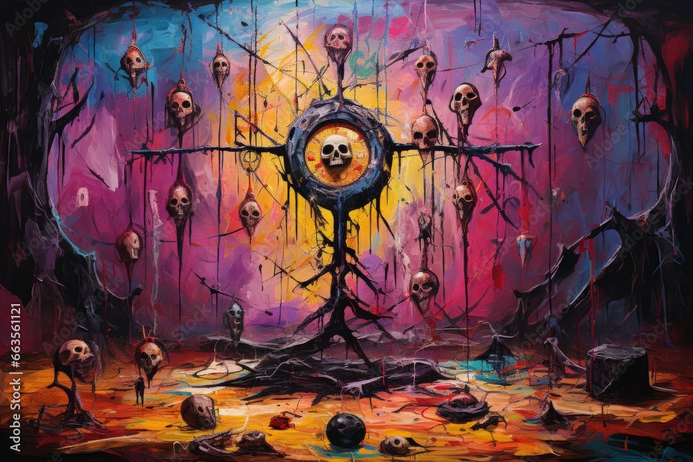 Cursed amulets of forgotten sorcery, imbued with ancient spells and ...