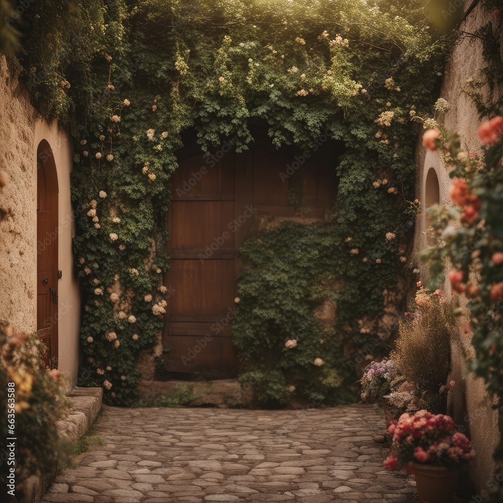 Vineyard wedding digital backdrop photography background countryside ...