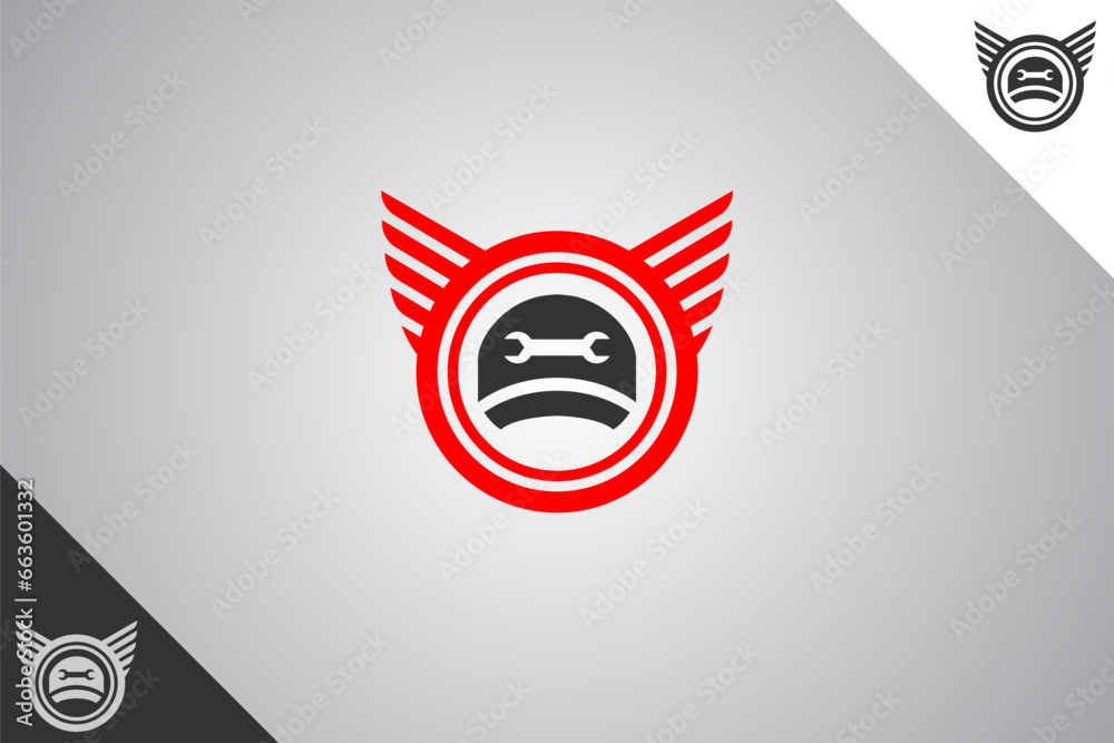 Service logo. Minimal and modern logotype. Auto garage dealership brand ...
