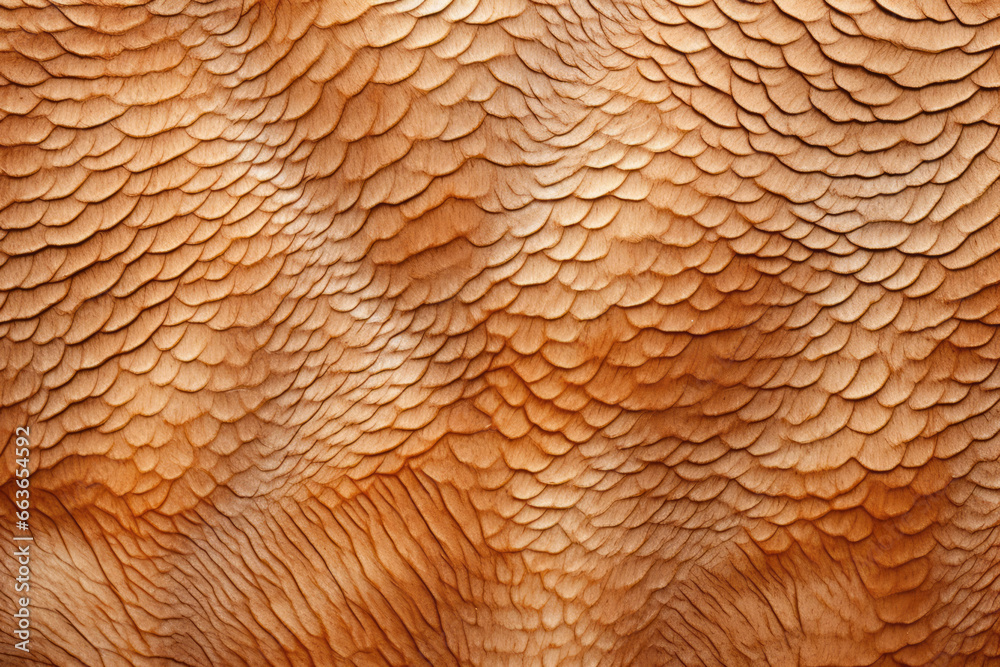 Material texture of organic scaled surface, tiny scaled overlapping ...