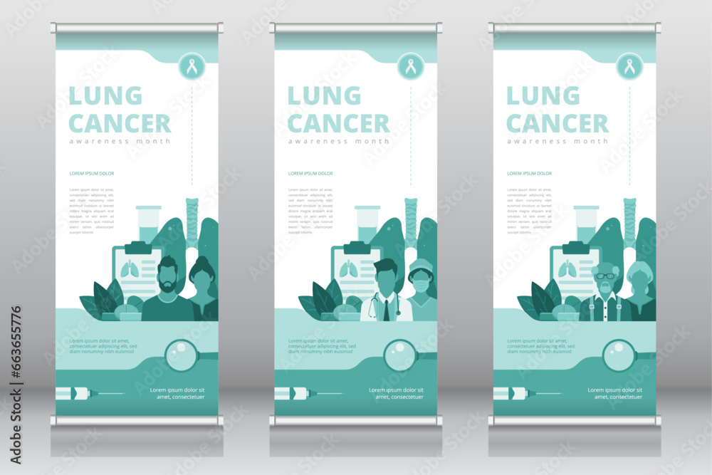 Roll up banner or retractable banner, standee, X-banner templates which ...