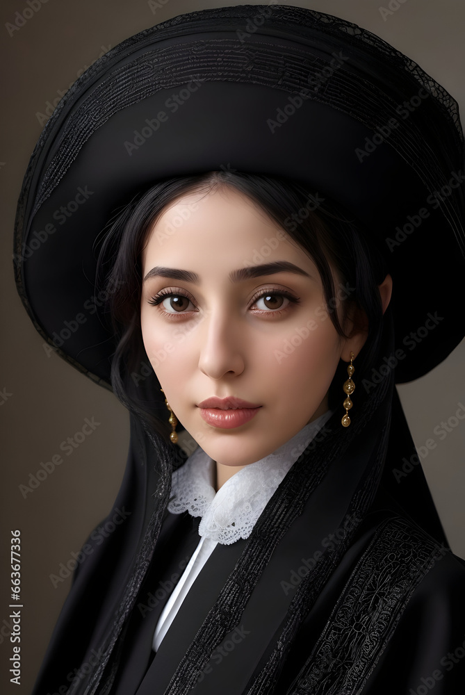 Israel Orthodox Jewish woman, female Israeli Jews Stock Photo | Adobe Stock