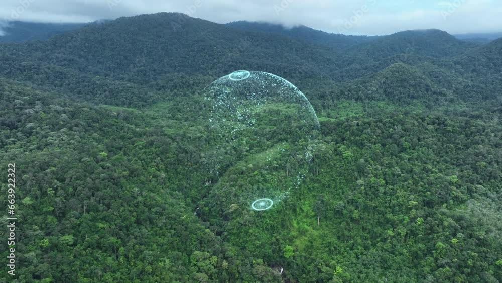Video „Environmental Earth effect technology. Sustainable development ...