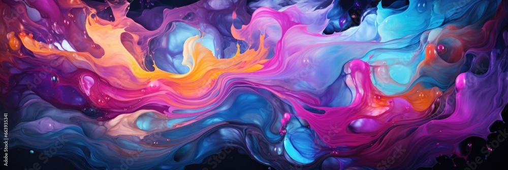 Psychedelic Liquid Art: Explore the vividly colored oil swirling on ...