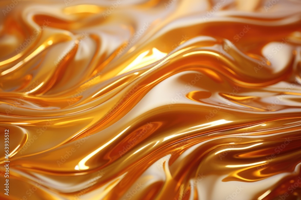 Abstract wallpaper, Liquid Gold Elegance: Glistening liquid gold on a ...