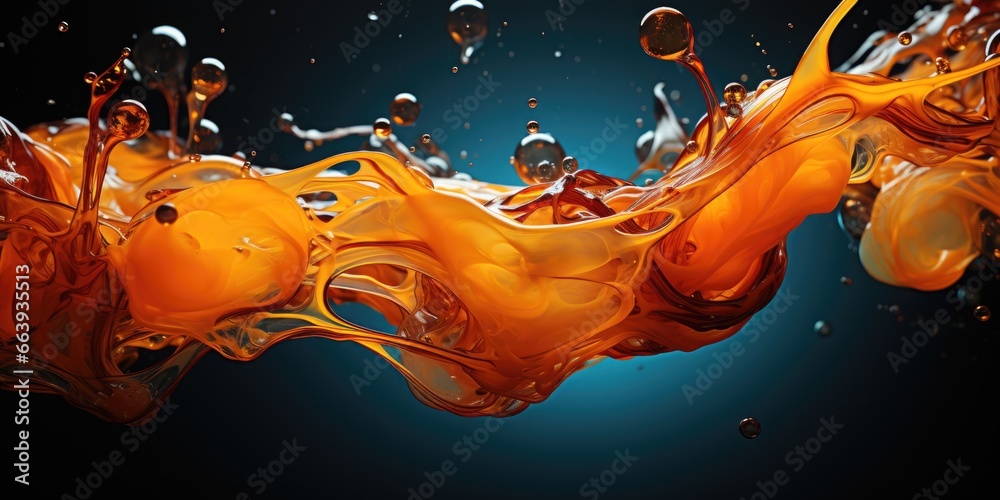 Oil Water Wonderland: A surreal and psychedelic abstract created by ...