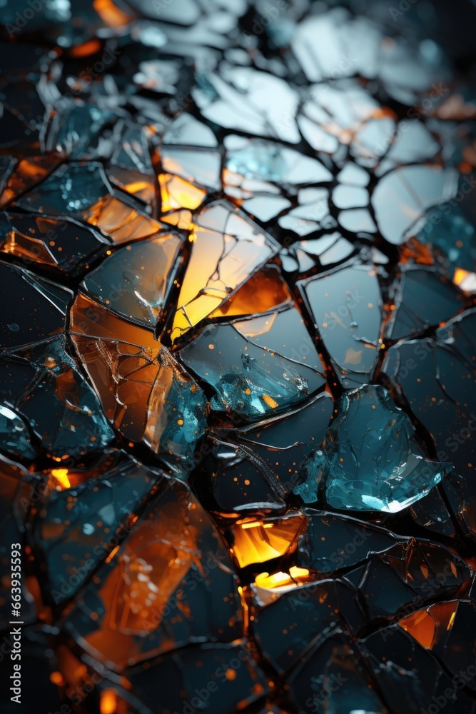 Mirror of Dreamscape: A cracked mirror unveils a surreal world of ...