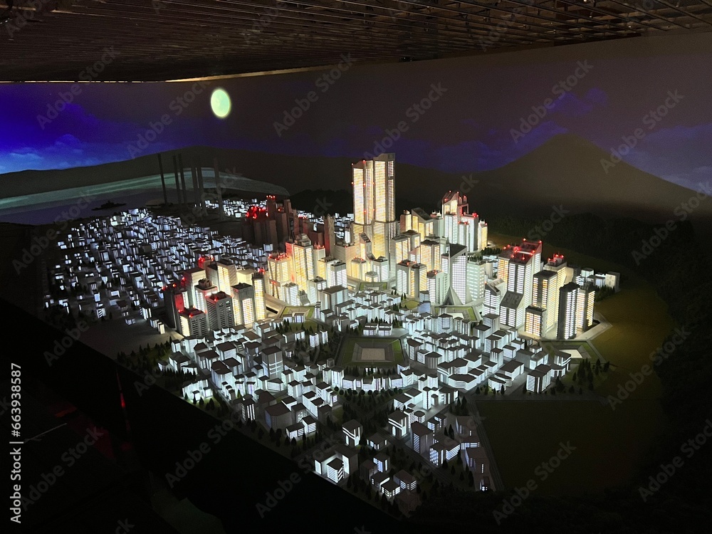 Tokyo - May 2 2023: the sense of neon genesis evangelion display at ...