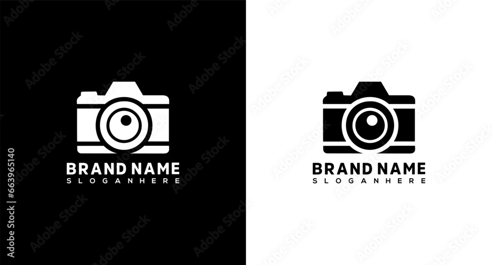 Camera logo design template. Camera icon vector. Photography logo ...