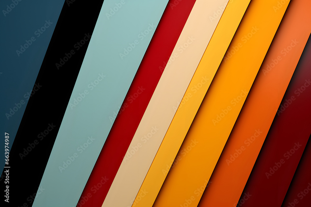 Vintage Striped Backgrounds, Posters, Banner Samples, Retro Colors from ...