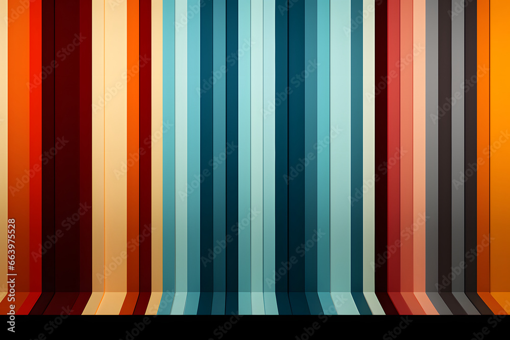 Vintage Striped Backgrounds, Posters, Banner Samples, Retro Colors from ...
