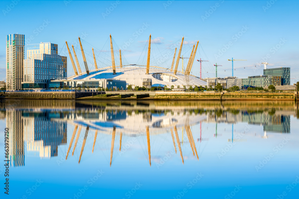 The O2 Arena on the Greenwich Peninsula in southeast London Stock Photo ...