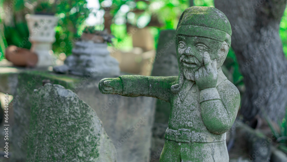 Spiritual Tree Sculpture with Green Representation and Symbolic Craft ...