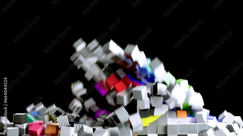 A concept of a break in transmission signal TV colour bars test card ...