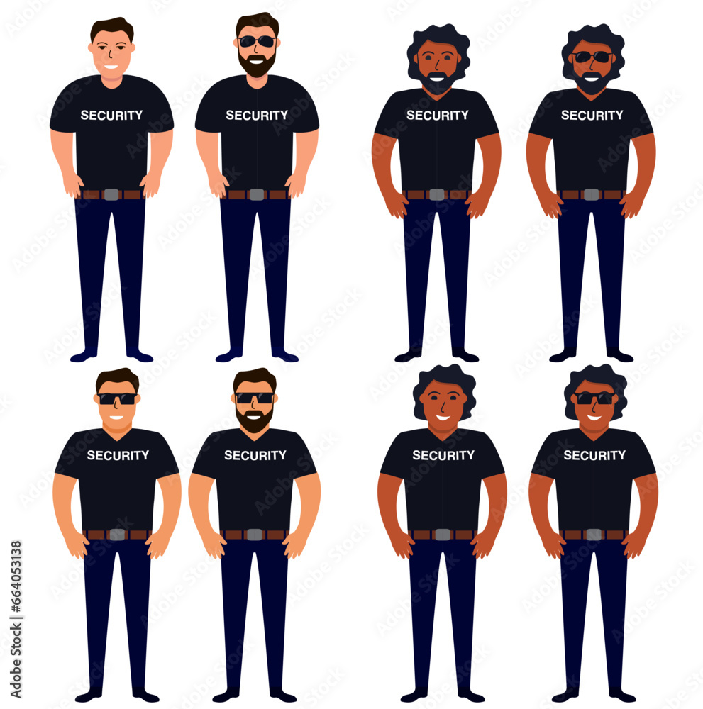 African american man security guard of nightclub.Face control.Bouncer ...