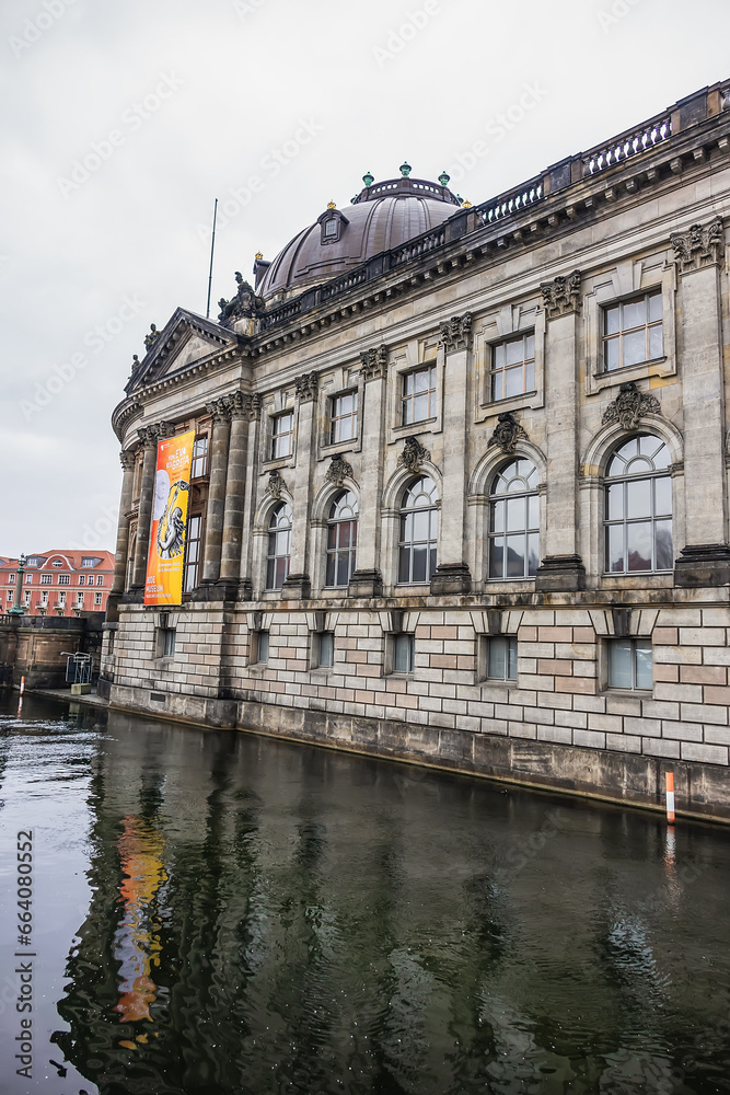 View of Berlin Bode Museum on the Museum island. The Museum was ...
