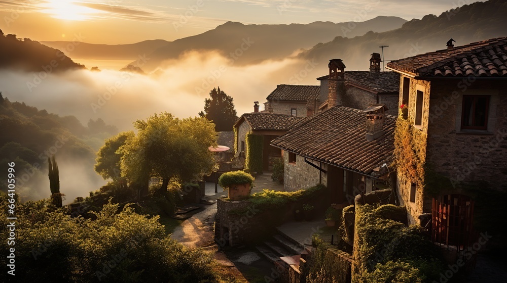 European Village landscape, from the coastal charm to scenic vineyards ...