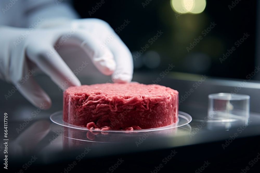 Lab-grown meat on store shelves, cultured meat, innovative food ...
