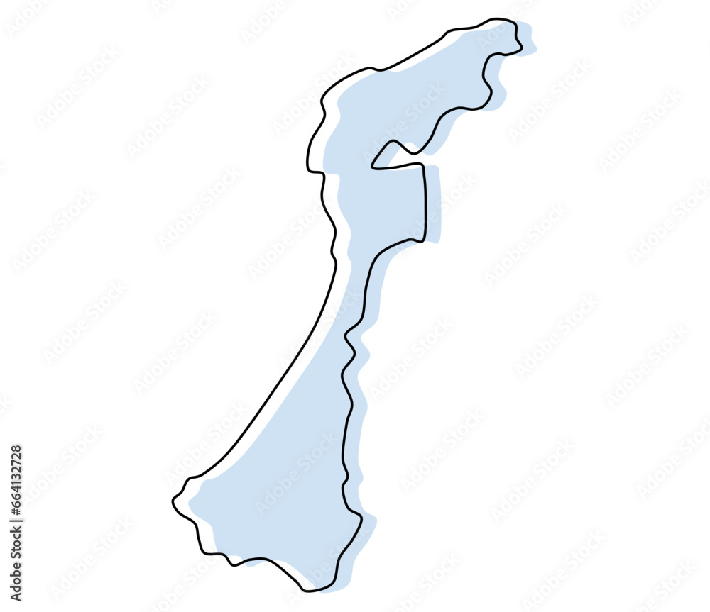 ishikawa map, ishikawa vector, ishikawa outline, ishikawa stylized ...