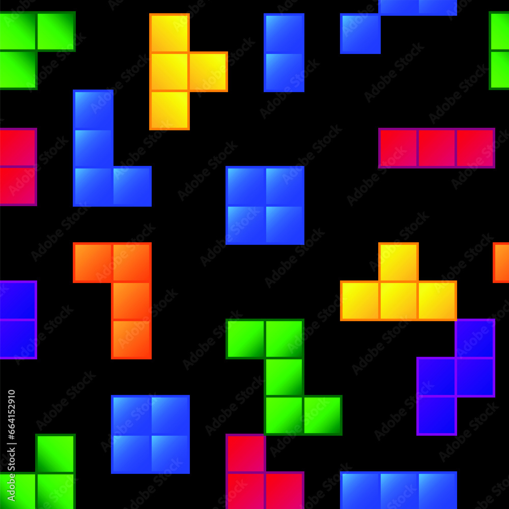 Digital png illustration of tetris game on transparent background Stock ...