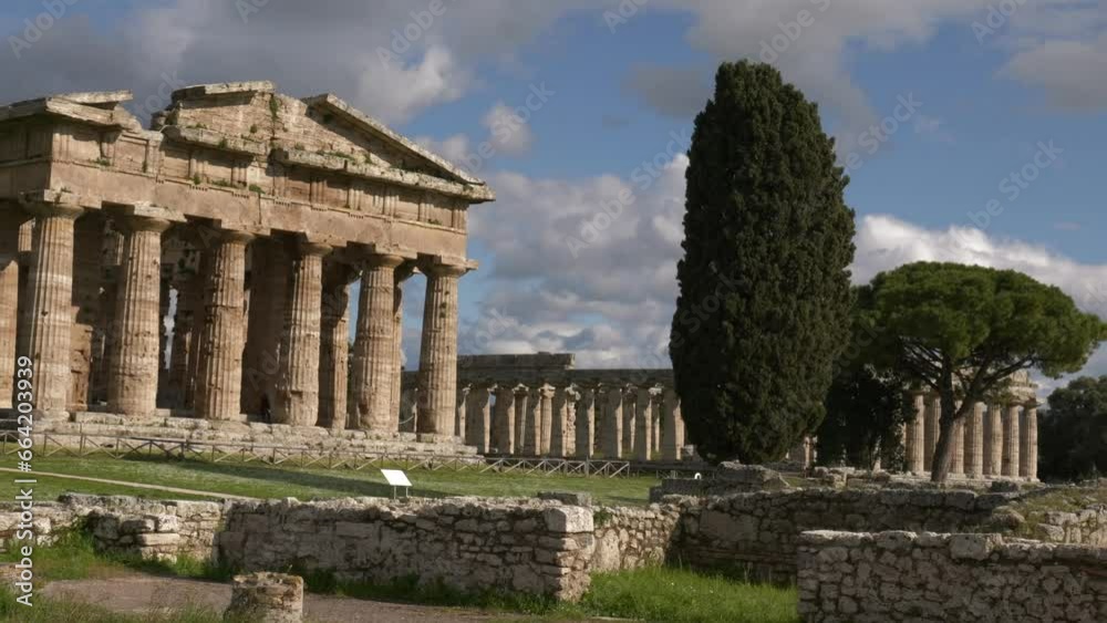 First and Second Temples of Hera (Paestum). The second temple is also ...