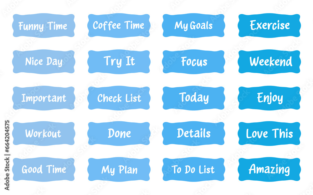Planner stickers. Organizer tags. Printable planner stickers. Planners ...